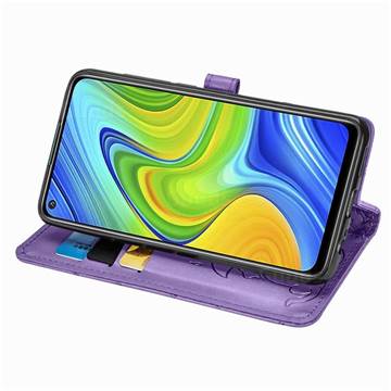 Embossing Dog Paw Kitten and Puppy Leather Wallet Case for Xiaomi Redmi ...