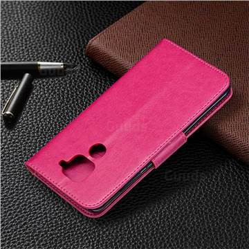 Embossing Double Butterfly Leather Wallet Case for Xiaomi Redmi Note 9 ...