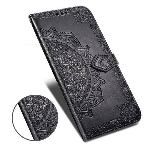 Embossing Imprint Mandala Flower Leather Wallet Case for Xiaomi Redmi ...