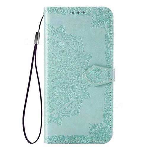 Embossing Imprint Mandala Flower Leather Wallet Case for Xiaomi Redmi ...
