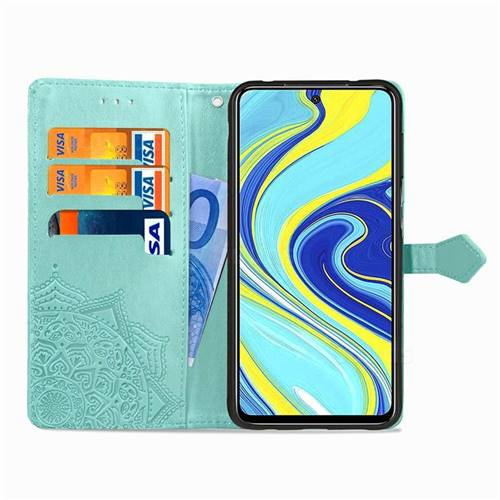 Embossing Imprint Mandala Flower Leather Wallet Case for Xiaomi Redmi ...