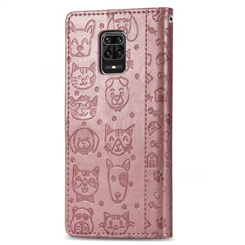Embossing Dog Paw Kitten and Puppy Leather Wallet Case for Xiaomi Redmi ...