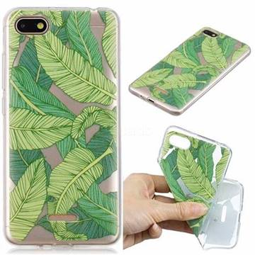 Banana Green Leaves Super Clear Soft TPU Back Cover for Mi Xiaomi Redmi ...