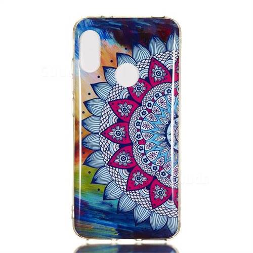 Colorful Sun Flower Noctilucent Soft TPU Back Cover for Xiaomi Mi A2 ...