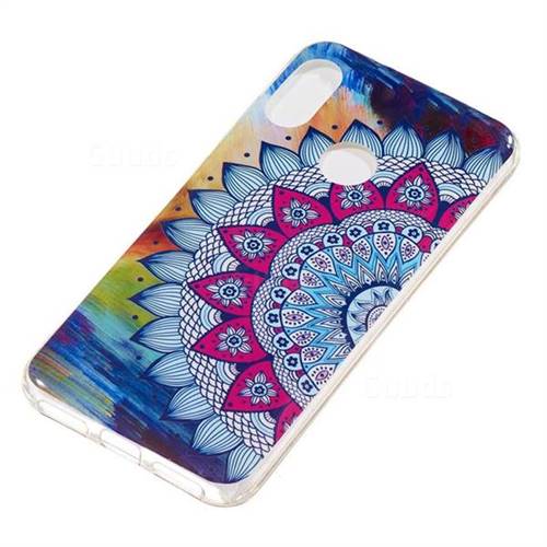 Colorful Sun Flower Noctilucent Soft TPU Back Cover for Xiaomi Mi A2 ...