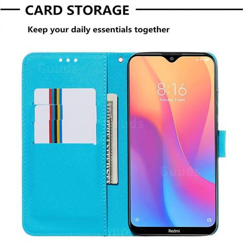 ColorDrops Wind Chimes 3D Painted Leather Wallet Case for Mi Xiaomi ...