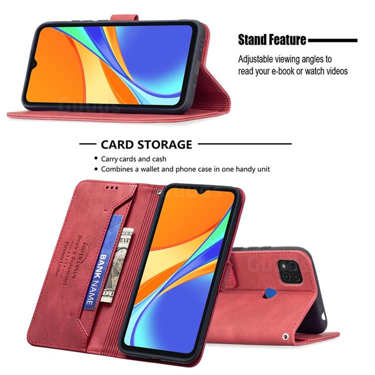 Binfen Color RFID Blocking Leather Wallet Case for Xiaomi Redmi 9C ...