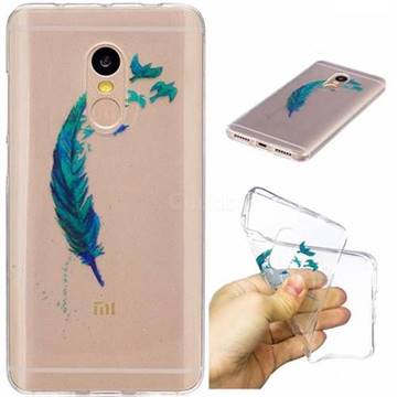 Feather Bird Super Clear Soft TPU Back Cover for Xiaomi Redmi Note 4 ...
