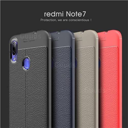 Luxury Auto Focus Litchi Texture Silicone TPU Back Cover for Xiaomi Mi ...