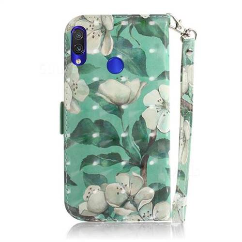 Watercolor Flower 3D Painted Leather Wallet Phone Case for Xiaomi Mi ...