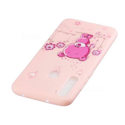 Pink Flower Bear Soft Kiss Candy Hand Strap Silicone Case for Mi Xiaomi ...