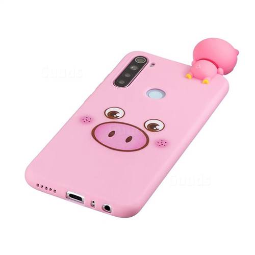 Small Pink Pig Soft 3D Climbing Doll Soft Case for Mi Xiaomi Redmi Note ...