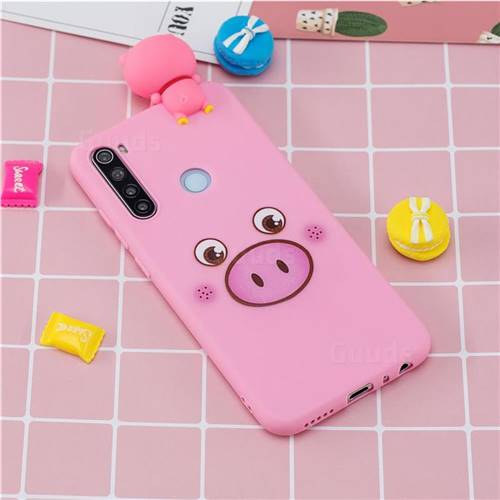 Small Pink Pig Soft 3D Climbing Doll Soft Case for Mi Xiaomi Redmi Note ...