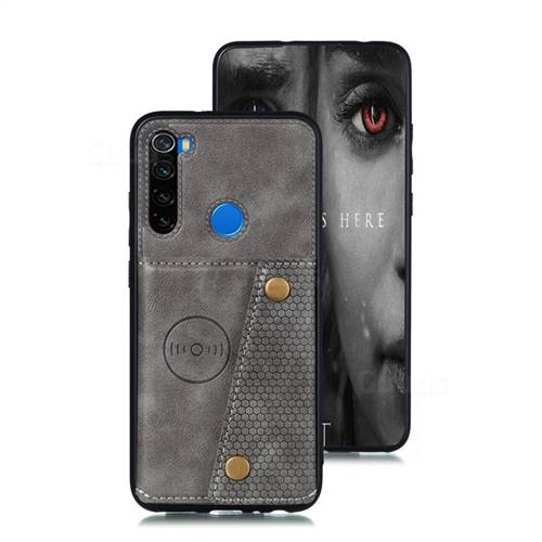 Retro Multifunction Card Slots Stand Leather Coated Phone Back Cover ...