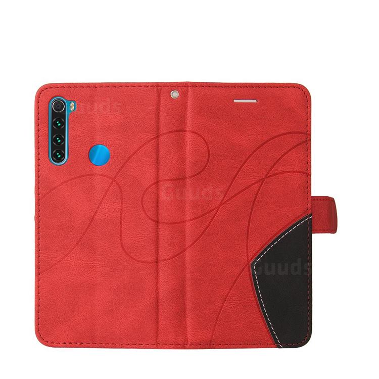 Luxury Two-color Stitching Leather Wallet Case Cover for Mi Xiaomi ...