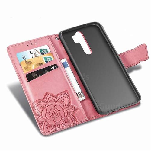 Embossing Mandala Flower Butterfly Leather Wallet Case for Mi Xiaomi ...