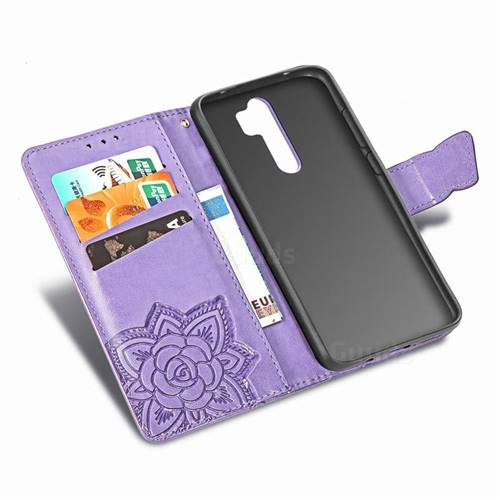 Embossing Mandala Flower Butterfly Leather Wallet Case for Mi Xiaomi ...