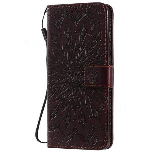 Embossing Sunflower Leather Wallet Case for Mi Xiaomi Redmi Note 8 Pro ...