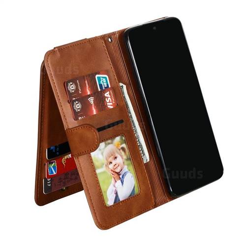 Multifunction 9 Cards Leather Zipper Wallet Phone Case for Mi Xiaomi ...