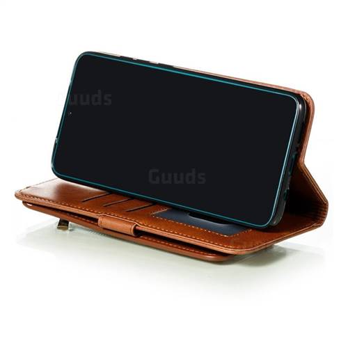 Multifunction 9 Cards Leather Zipper Wallet Phone Case for Mi Xiaomi ...