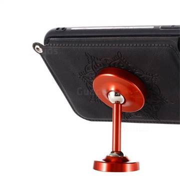 Luxury Mandala Multi-function Magnetic Card Slots Stand Leather Back ...
