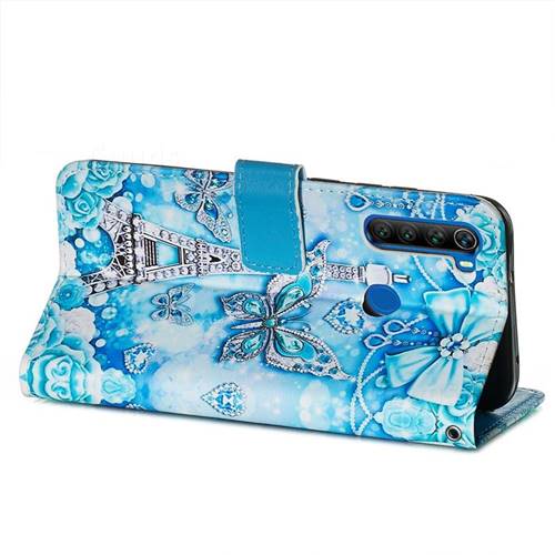 Tower Butterfly Matte Leather Wallet Phone Case for Mi Xiaomi Redmi ...