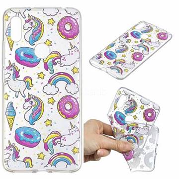 Cake Unicorn Super Clear Soft TPU Back Cover for Mi Xiaomi Redmi S2 ...