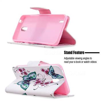 Peach Butterflies Leather Wallet Case for Nokia 1.3 - Nokia 1.3 Cases ...