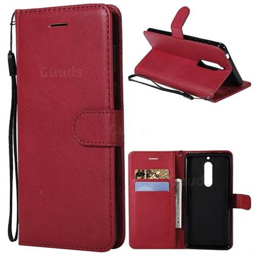 Retro Greek Classic Smooth PU Leather Wallet Phone Case for Nokia 5 ...
