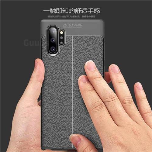 Luxury Auto Focus Litchi Texture Silicone TPU Back Cover for Samsung ...