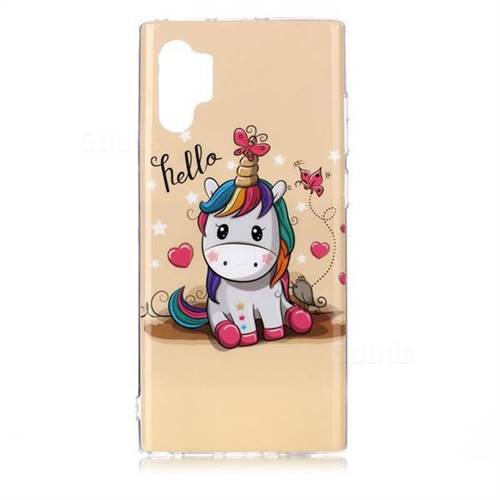Hello Unicorn Soft TPU Cell Phone Back Cover for Samsung Galaxy Note 10 ...