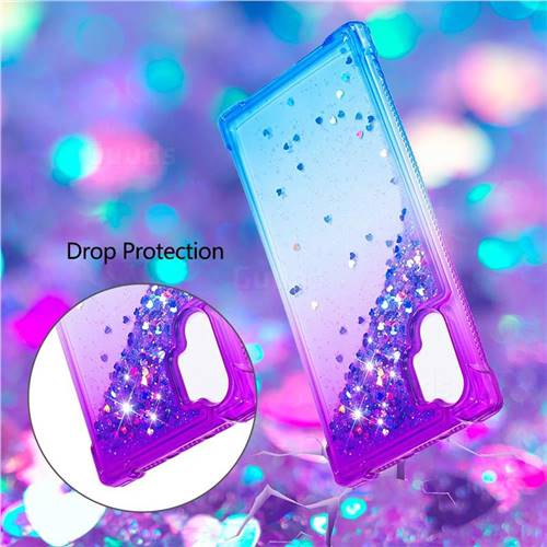 Rainbow Gradient Liquid Glitter Quicksand Sequins Phone Case for ...