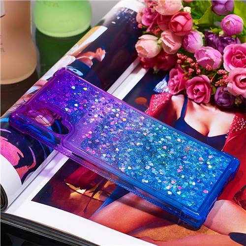 Rainbow Gradient Liquid Glitter Quicksand Sequins Phone Case for ...