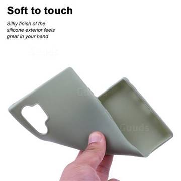 Soft Matte Silicone Phone Cover for Samsung Galaxy Note 10+ (6.75 inch ...