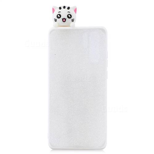 Cute Pink Kitten Soft 3D Climbing Doll Soft Case for Samsung Galaxy ...