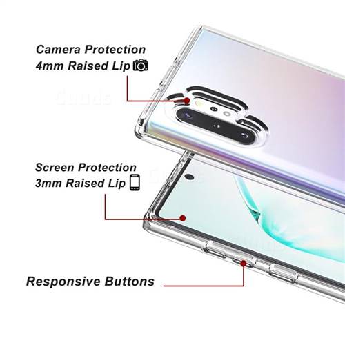 Transparent 2 in 1 Drop-proof Cell Phone Back Cover for Samsung Galaxy ...