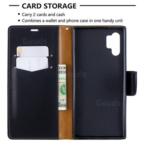 Classic Luxury Litchi Leather Phone Wallet Case for Samsung Galaxy Note ...