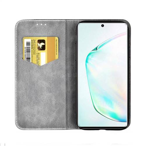 Classic Business Ultra Slim Magnetic Sucking Stitching Flip Cover for ...