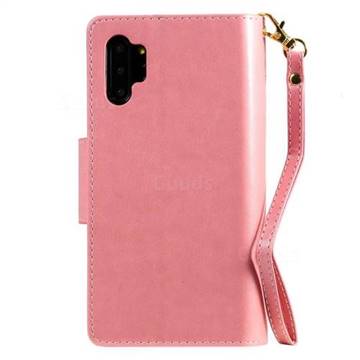Embossing Cat Girl 9 Card Leather Wallet Case for Samsung Galaxy Note ...