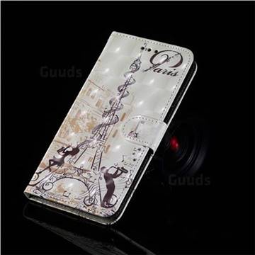Tower Couple 3D Painted Leather Wallet Phone Case for Samsung Galaxy ...