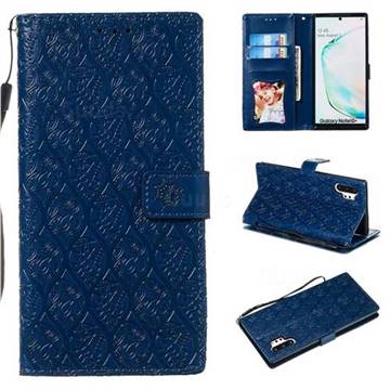 Intricate Embossing Rattan Flower Leather Wallet Case for Samsung ...