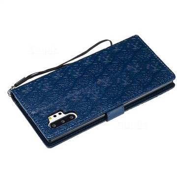 Intricate Embossing Rattan Flower Leather Wallet Case for Samsung ...