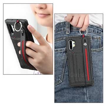 British Style Canvas Pattern Multi-function Leather Phone Case for ...