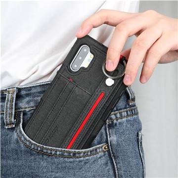 British Style Canvas Pattern Multi-function Leather Phone Case for ...