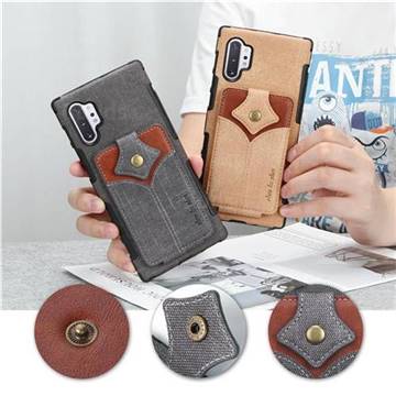 Maple Pattern Canvas Multi-function Leather Phone Back Cover for ...