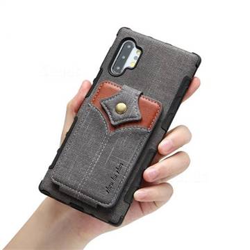 Maple Pattern Canvas Multi-function Leather Phone Back Cover for ...