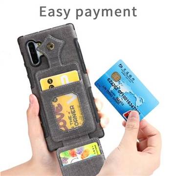 Maple Pattern Canvas Multi-function Leather Phone Back Cover for ...