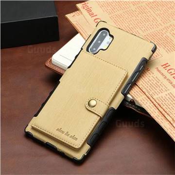 Brush Multi-function Leather Phone Case for Samsung Galaxy Note 10 Pro ...