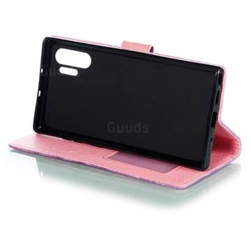 Bicycle Flower Tower 3D Painted Leather Phone Wallet Case for Samsung ...