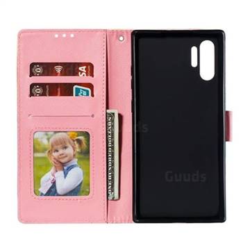 Bicycle Flower Tower 3D Painted Leather Phone Wallet Case for Samsung ...